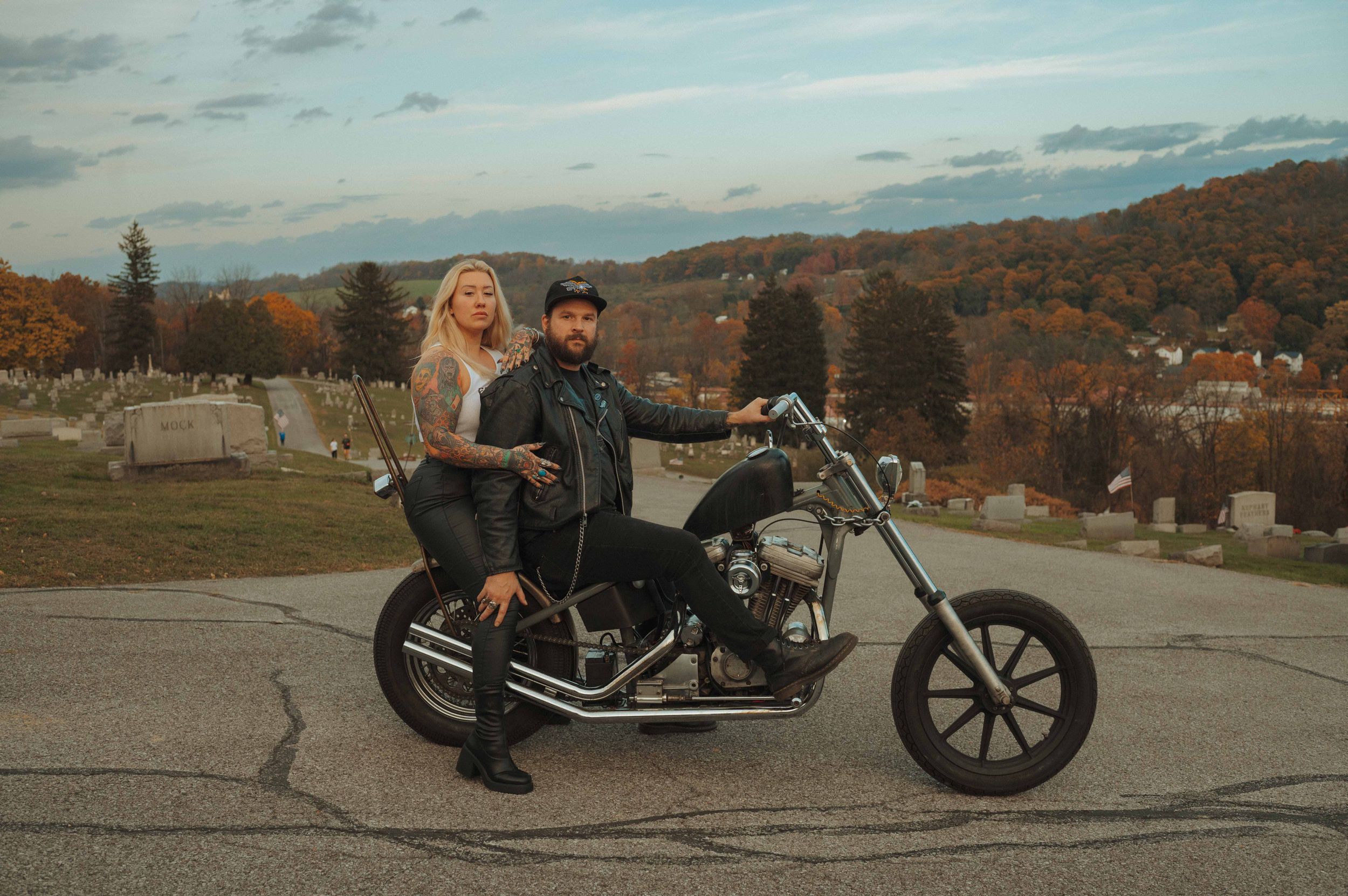 Badass Biker Engagement Session - Kenzie Phelps Photography