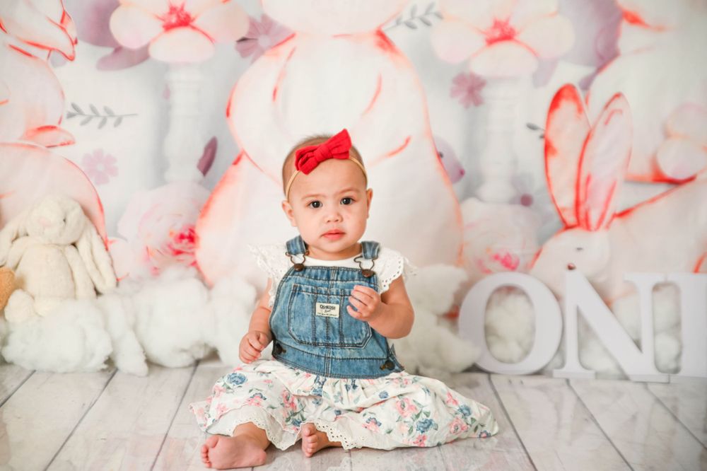 Layla Cake Smash Photographs By Zanti