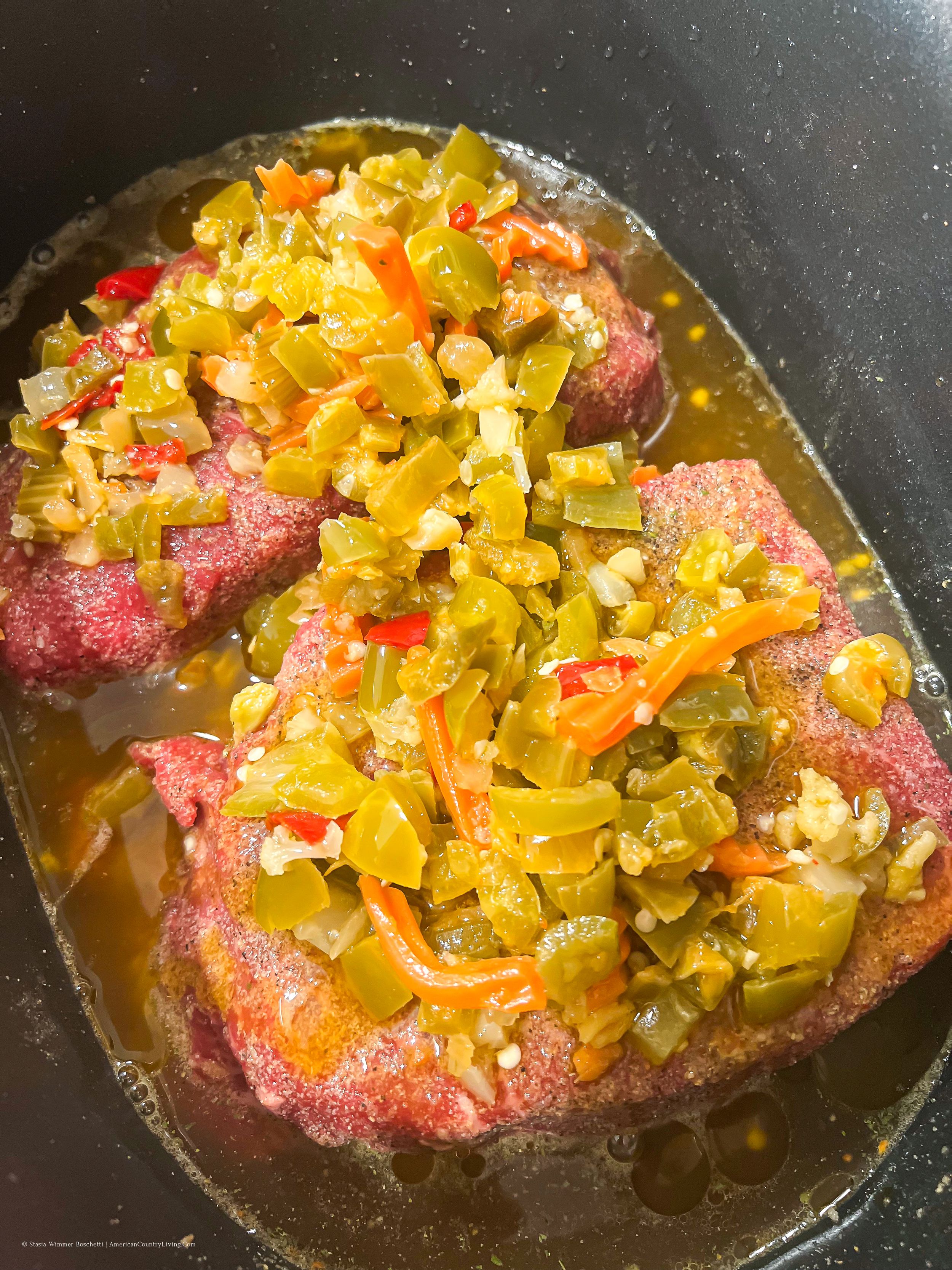 Slow Cooker Italian Beef Dip Sandwiches - American Country Living ...
