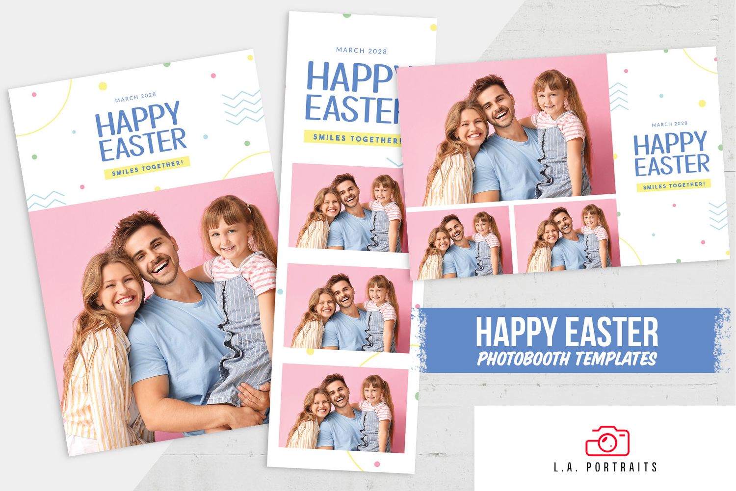 Easter Template - LA Portraits