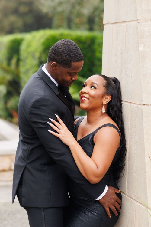 Laurin & Dimitri's Dallas Arboretum Engagement Photos | Elegant Outdoor ...