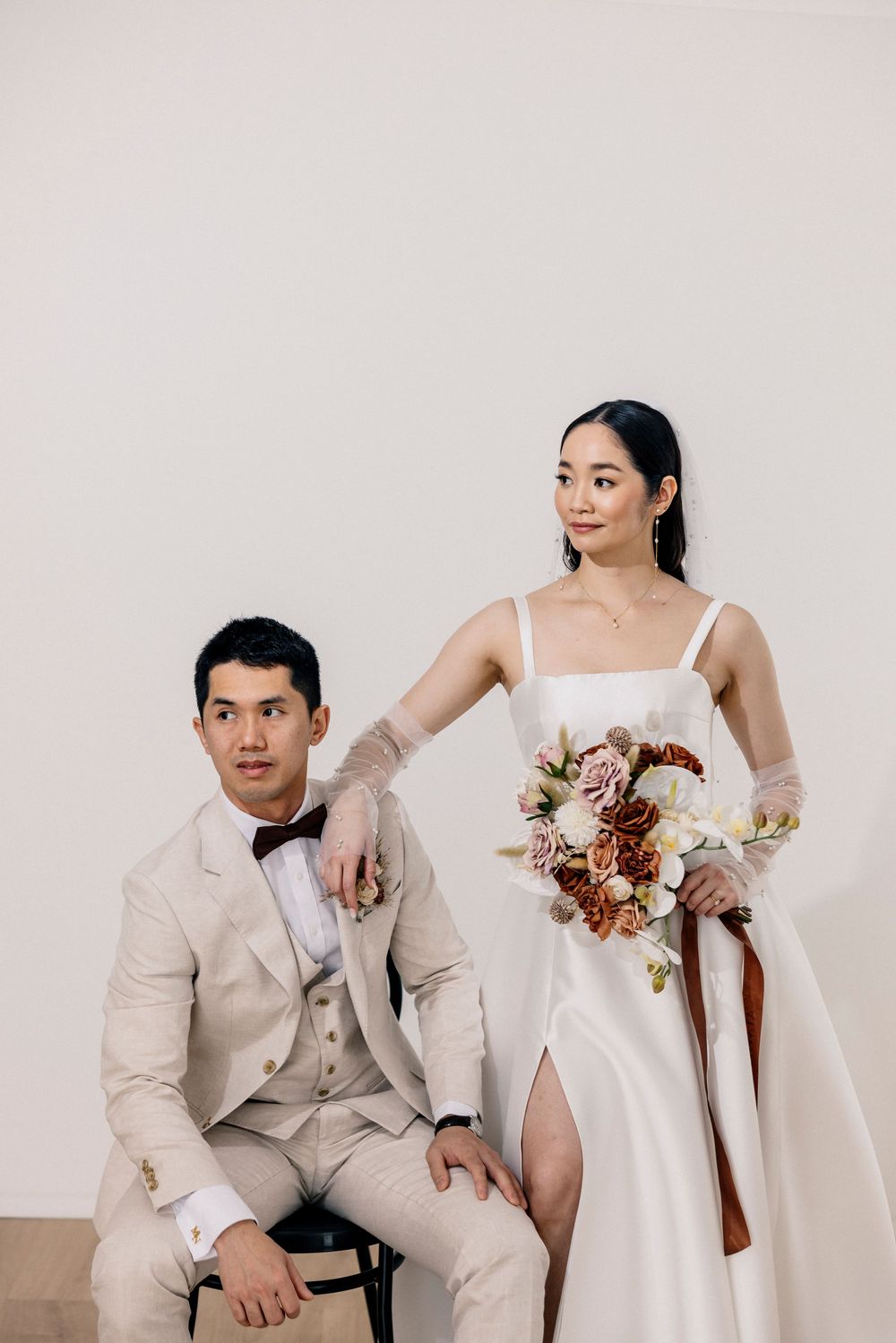 Lilian + Michael’s Romantic Brisbane Wedding at The Refinery - The Infinity Collective