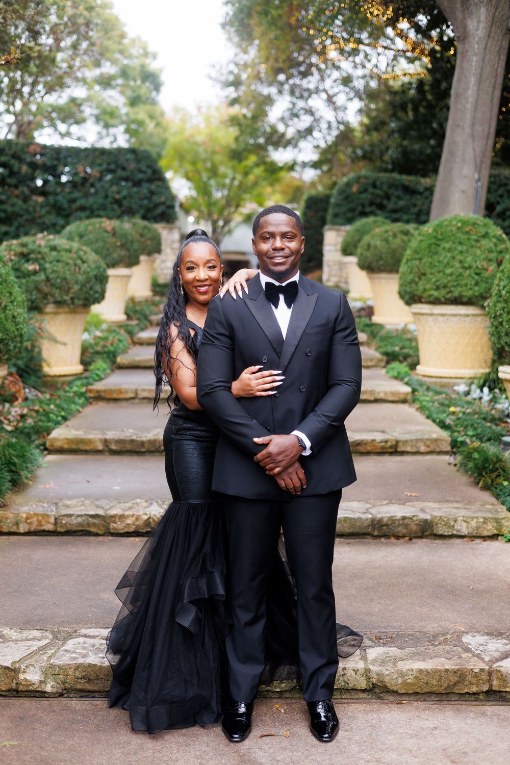 Laurin & Dimitri's Dallas Arboretum Engagement Photos | Elegant Outdoor ...