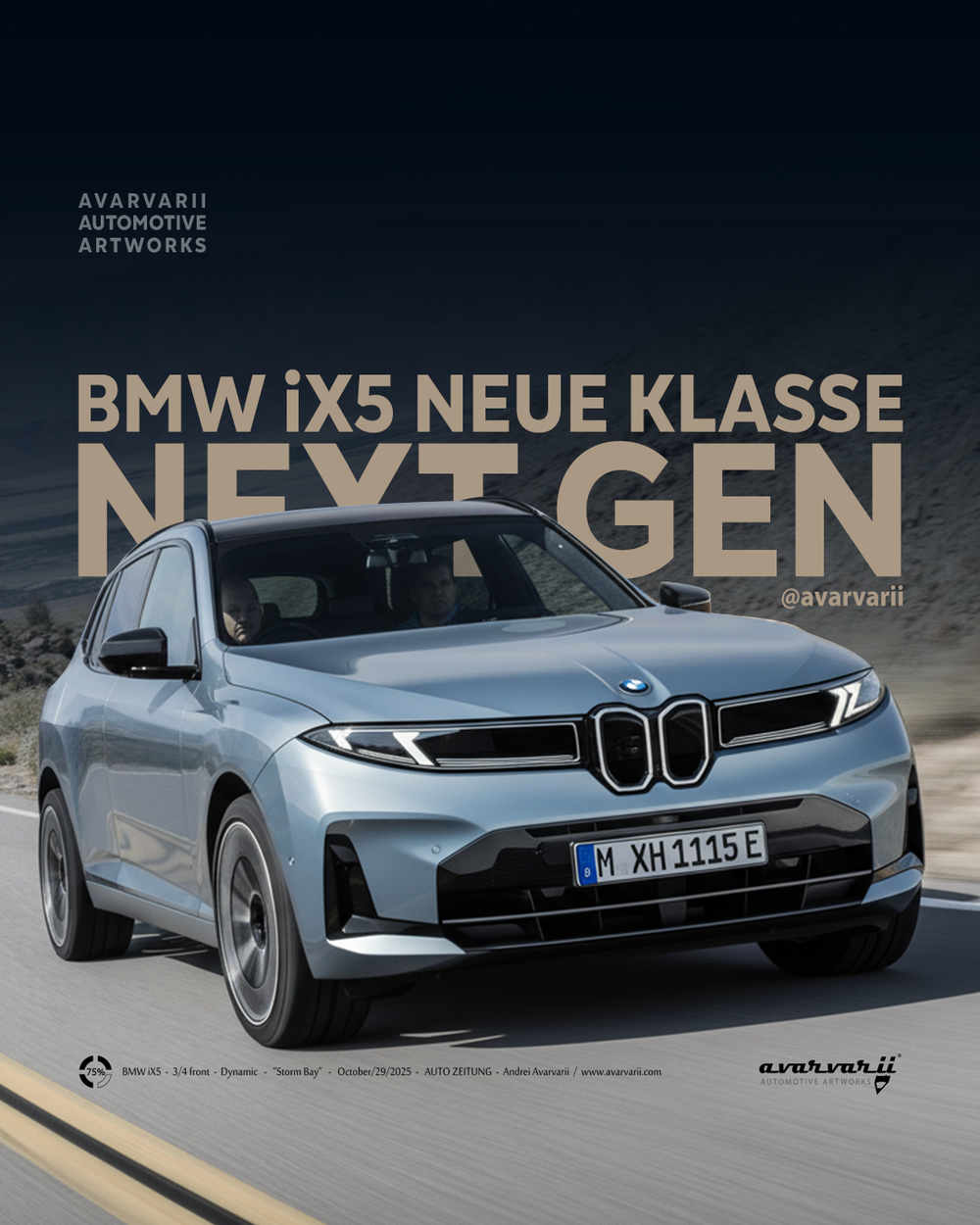 2026 BMW iX5 Neue Klasse - Avarvarii Automotive Artworks