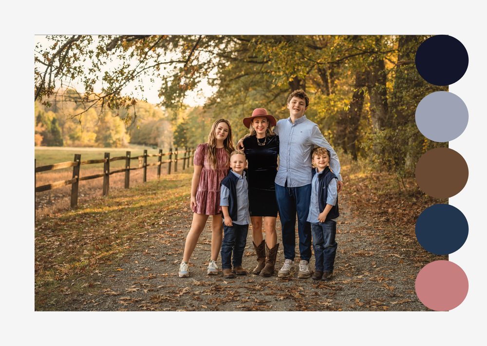 Best Colors For Fall Family Photos - Marietta Photographer : Christian ...
