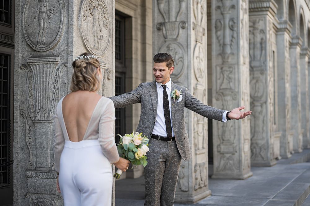 The One with the Zurich Courthouse Civil Wedding - MaxwellArt Photography