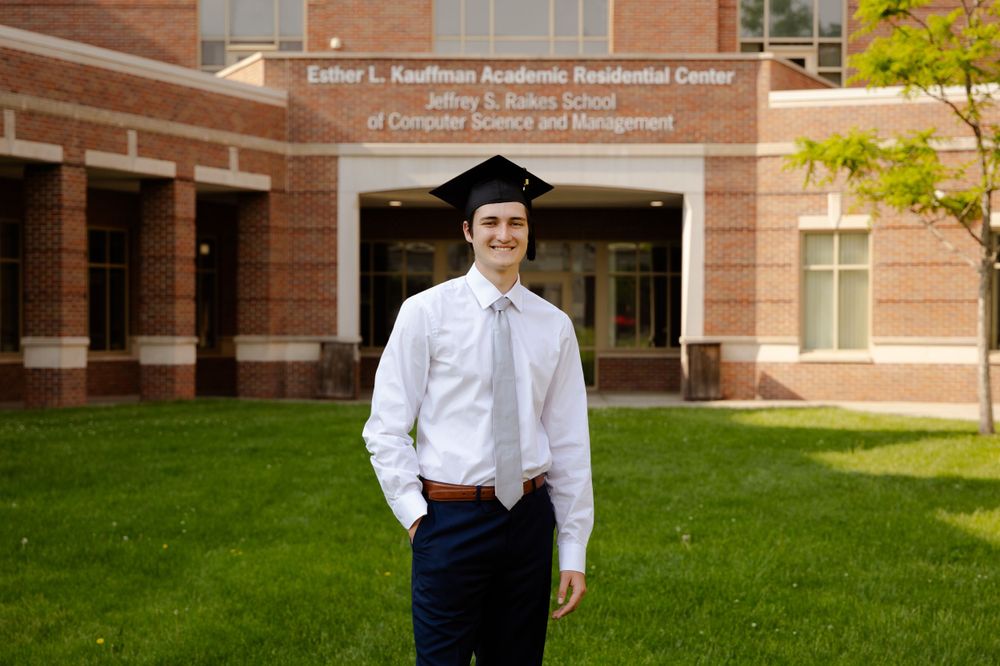 From Cap and Gown to Camera Flash: Max's Graduation Session - Katie ...