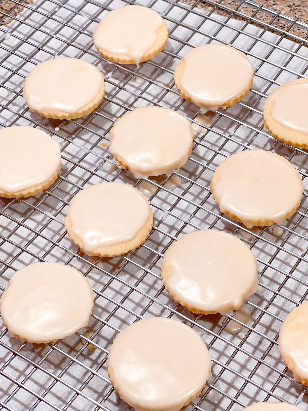 Vanilla-Glazed Shortbread Cookies - American Country Living