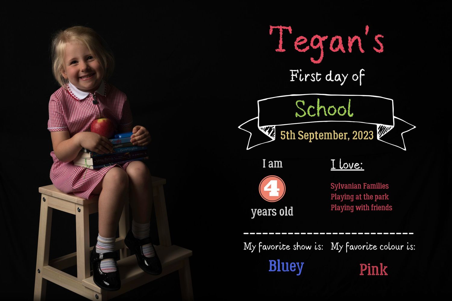 First Day of School Sessions - Rebecca Symons Photography