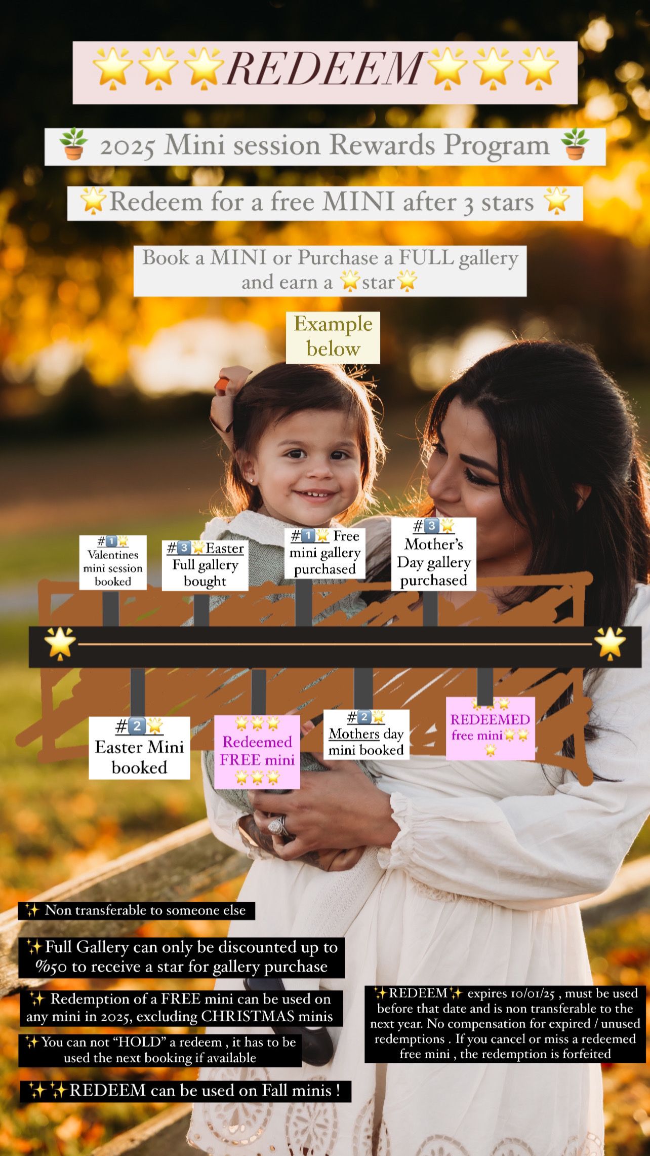 Redeem , a mini session rewards program - Katelin Barnes Photography