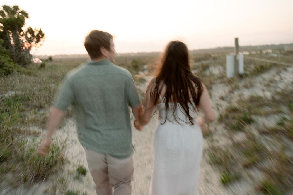 Field of Grass | Open space Engagement Session | Wilmington Engagement ...