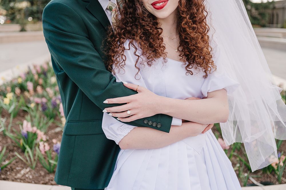 Spring Logan Utah Temple | Megan and Ammon Bridals - Logan Utah Wedding ...