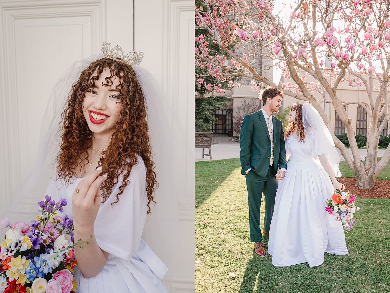 Spring Logan Utah Temple | Megan and Ammon Bridals - Logan Utah Wedding ...
