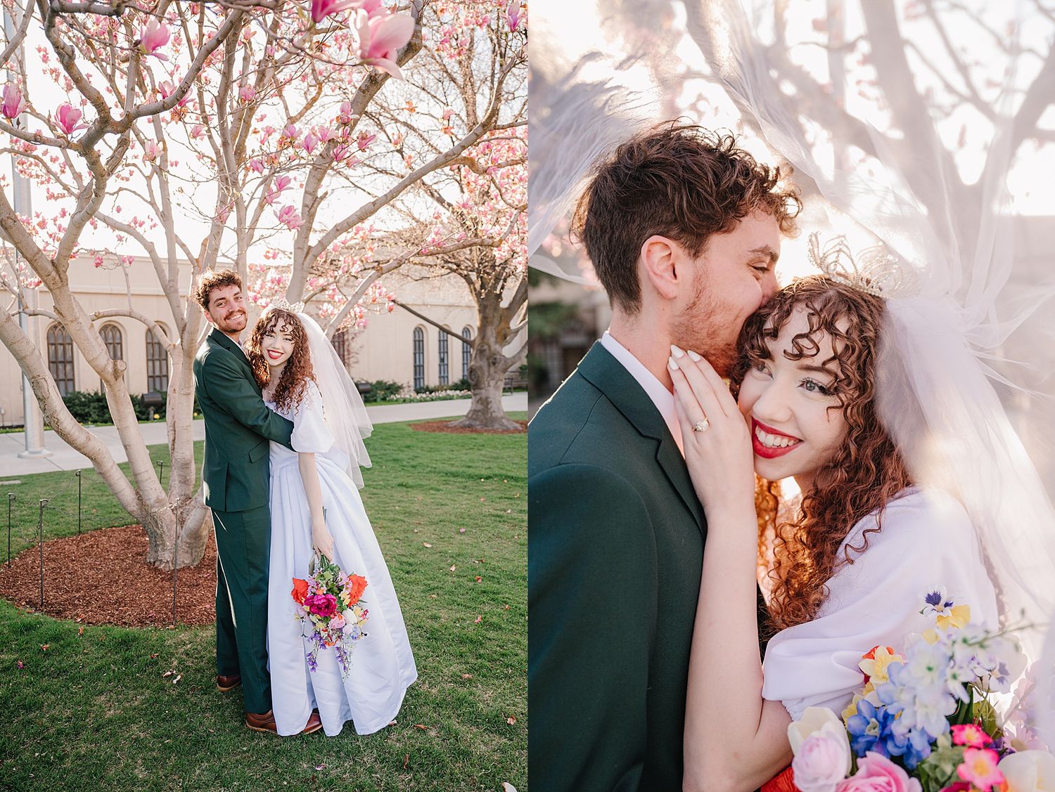 Spring Logan Utah Temple | Megan and Ammon Bridals - Logan Utah Wedding ...