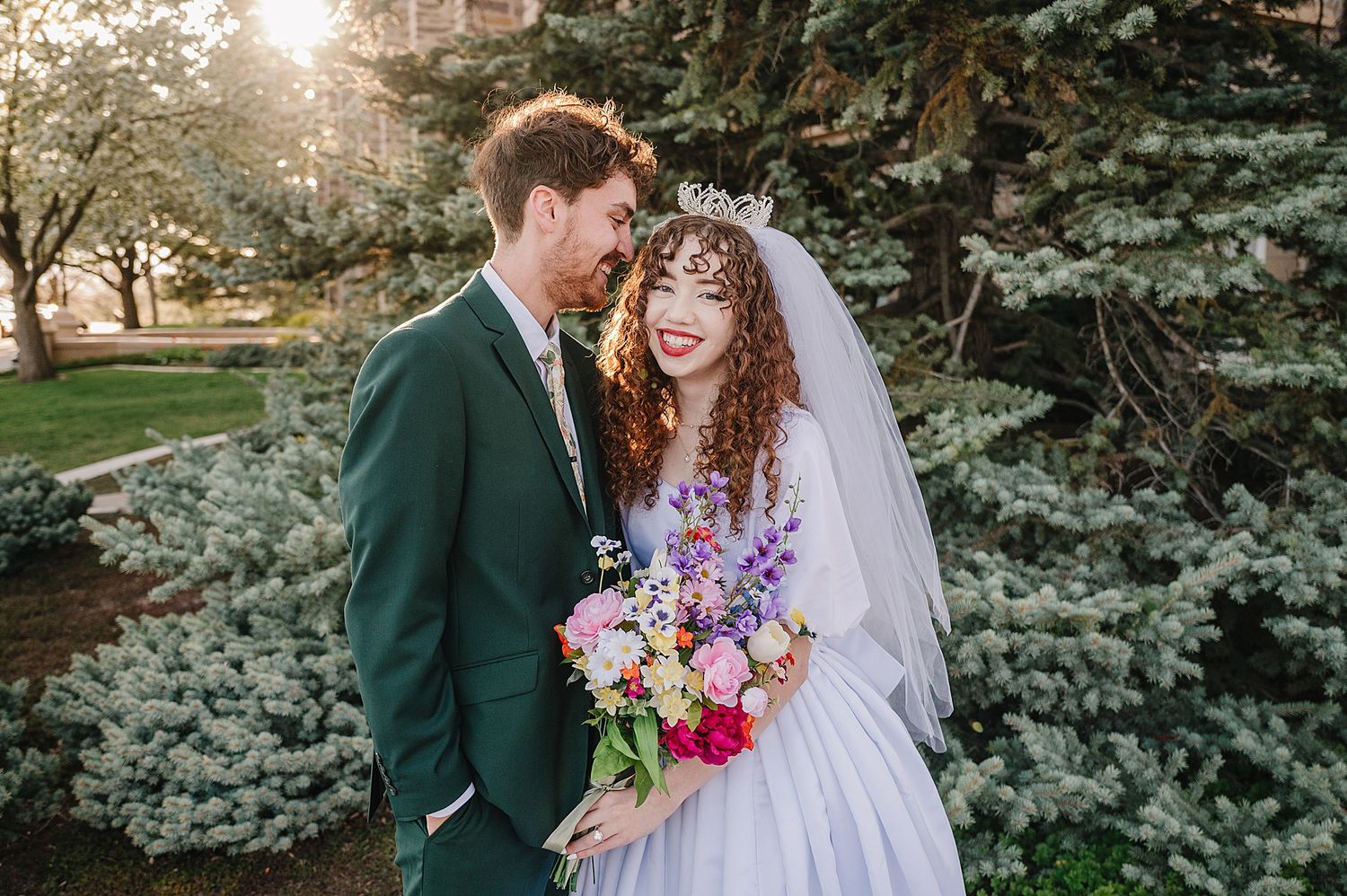 Spring Logan Utah Temple | Megan and Ammon Bridals - Logan Utah Wedding ...