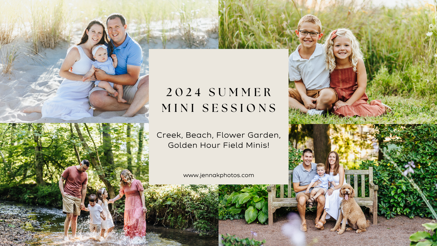 Summer 2024 Mini Sessions - JENNAKPHOTOS, NJ Photographer - JENNAKPHOTOS
