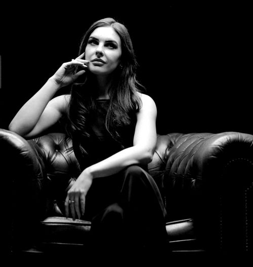 Photographing model Alice Bryan - Ted Smith Photography - Black & White ...