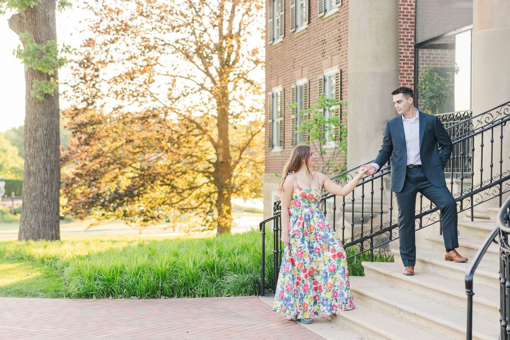 Virginia + Connor | Engaged A Cantigny Park Engagement Session - Cassie ...