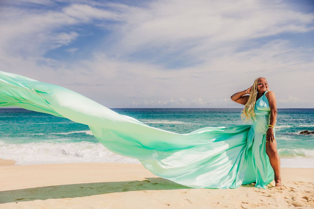 Choose Your Color - Cabodress | Flying Dress Photoshoots in Los Cabos