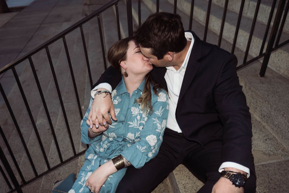 Paparazzi Style Engagement Photos in Wilmington | Wilmington Engagement ...