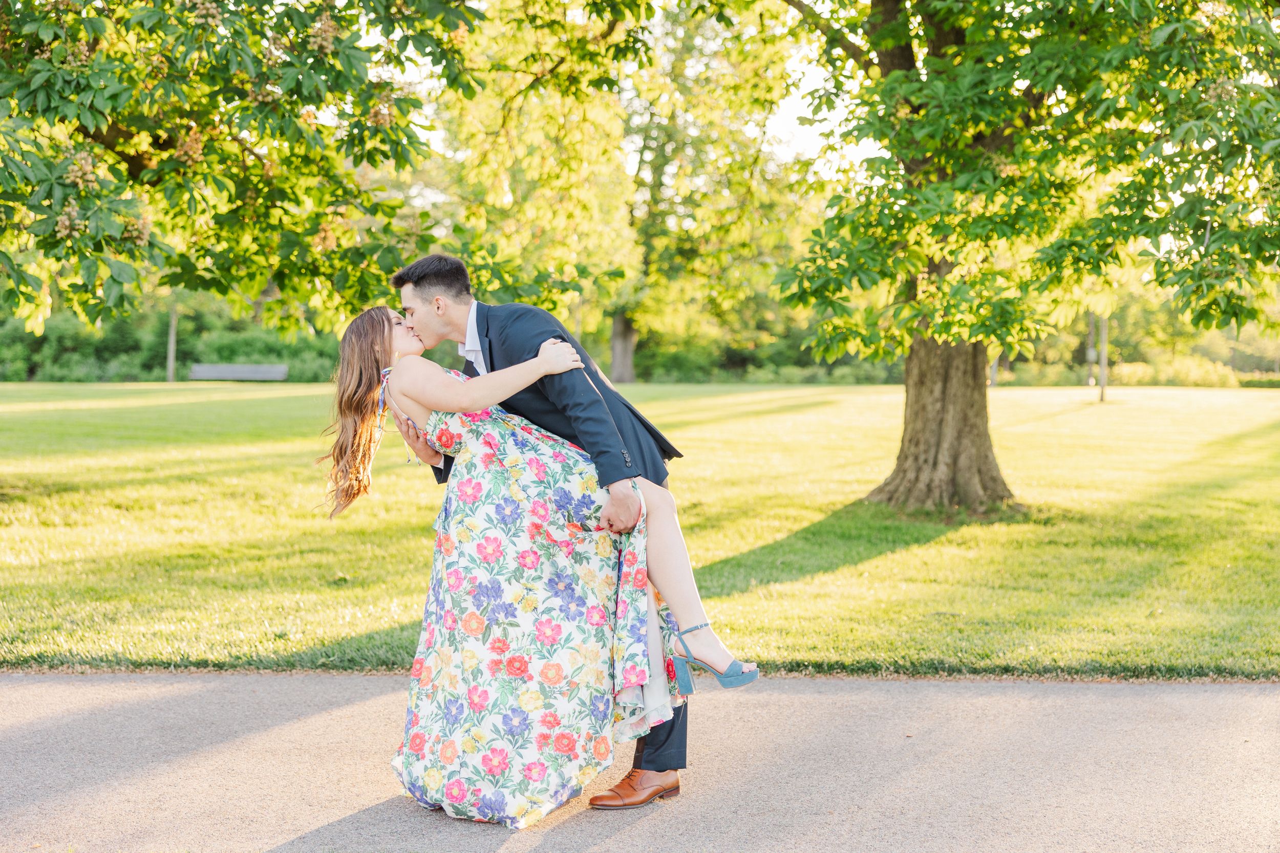 Virginia + Connor | Engaged A Cantigny Park Engagement Session - Cassie ...