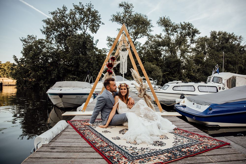 Boho-Hochzeit in Würzburg - Eric and Tata