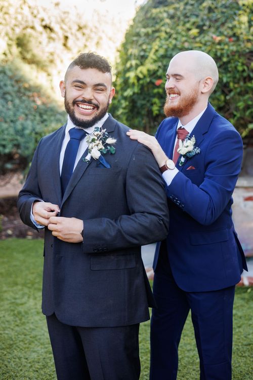 Kristin & Conor’s Intimate Blue & Terracotta Wedding at Magnolia ...