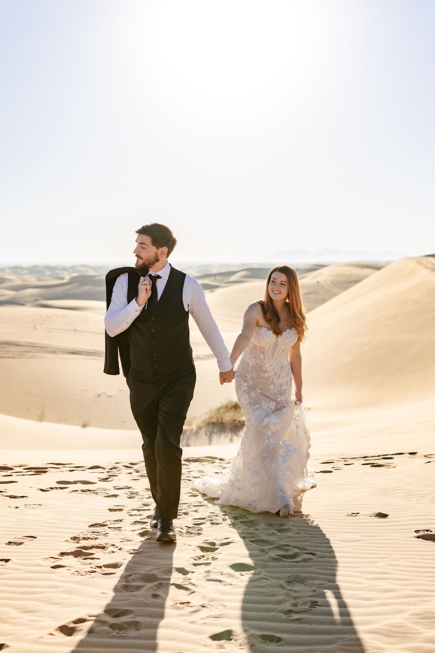Haylie & Justin's Elopement | Glamis San Dunes, CA - Samantha ...