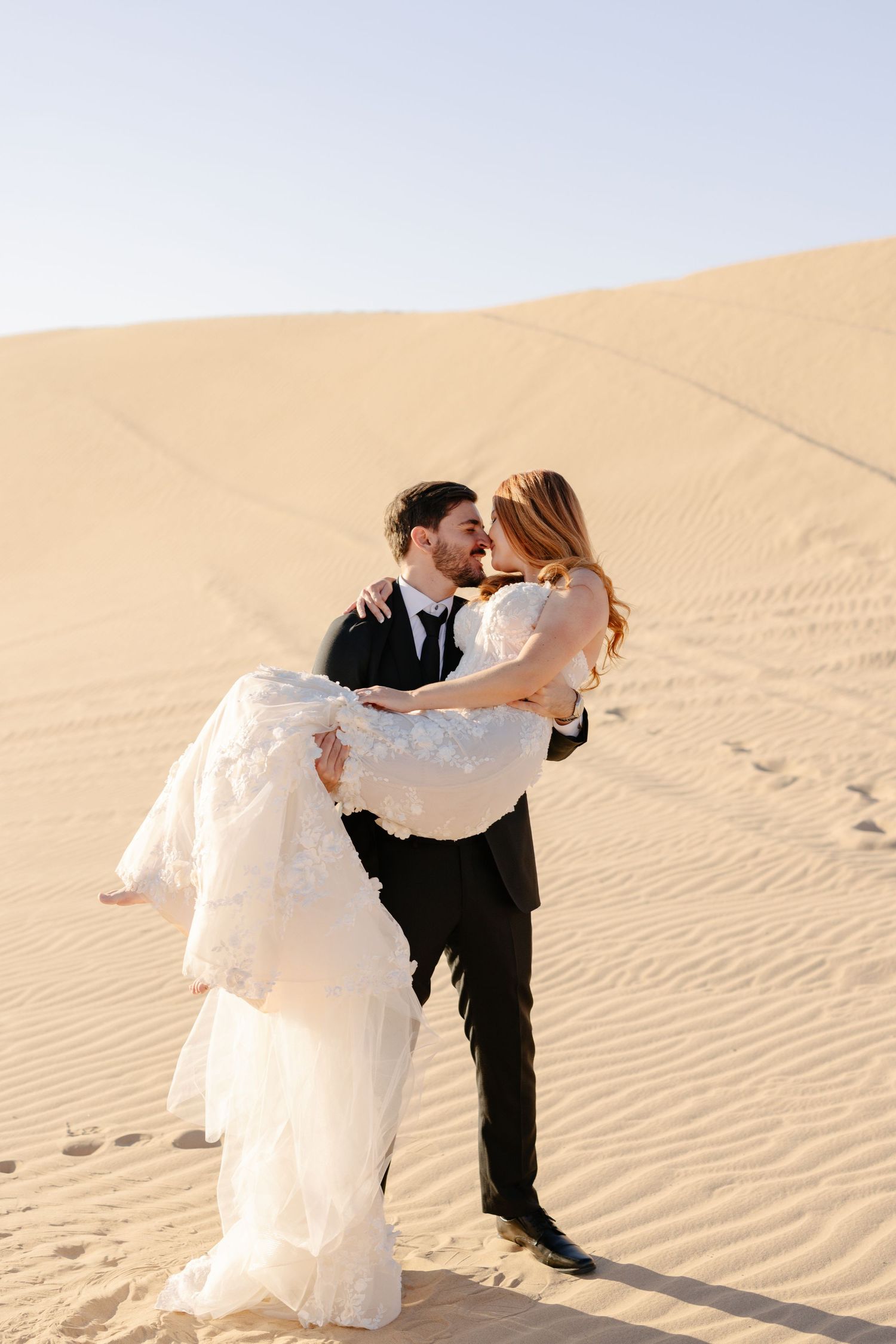 Haylie & Justin's Elopement | Glamis San Dunes, CA - Samantha ...