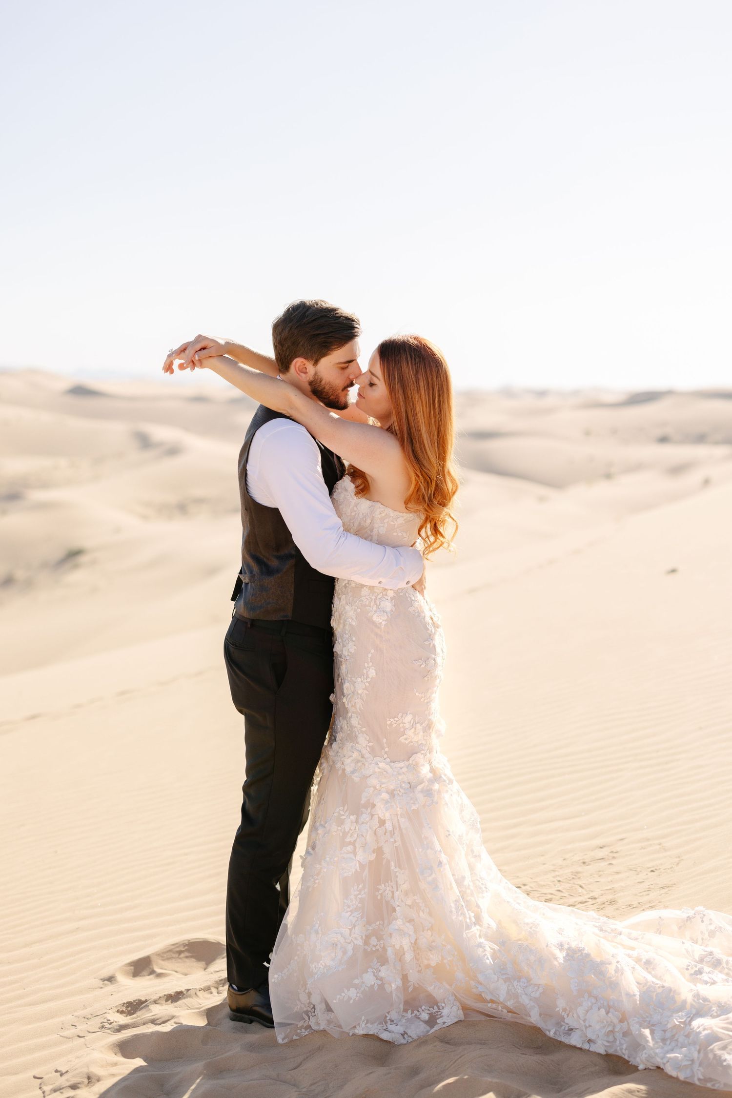 Haylie & Justin's Elopement | Glamis San Dunes, CA - Samantha ...