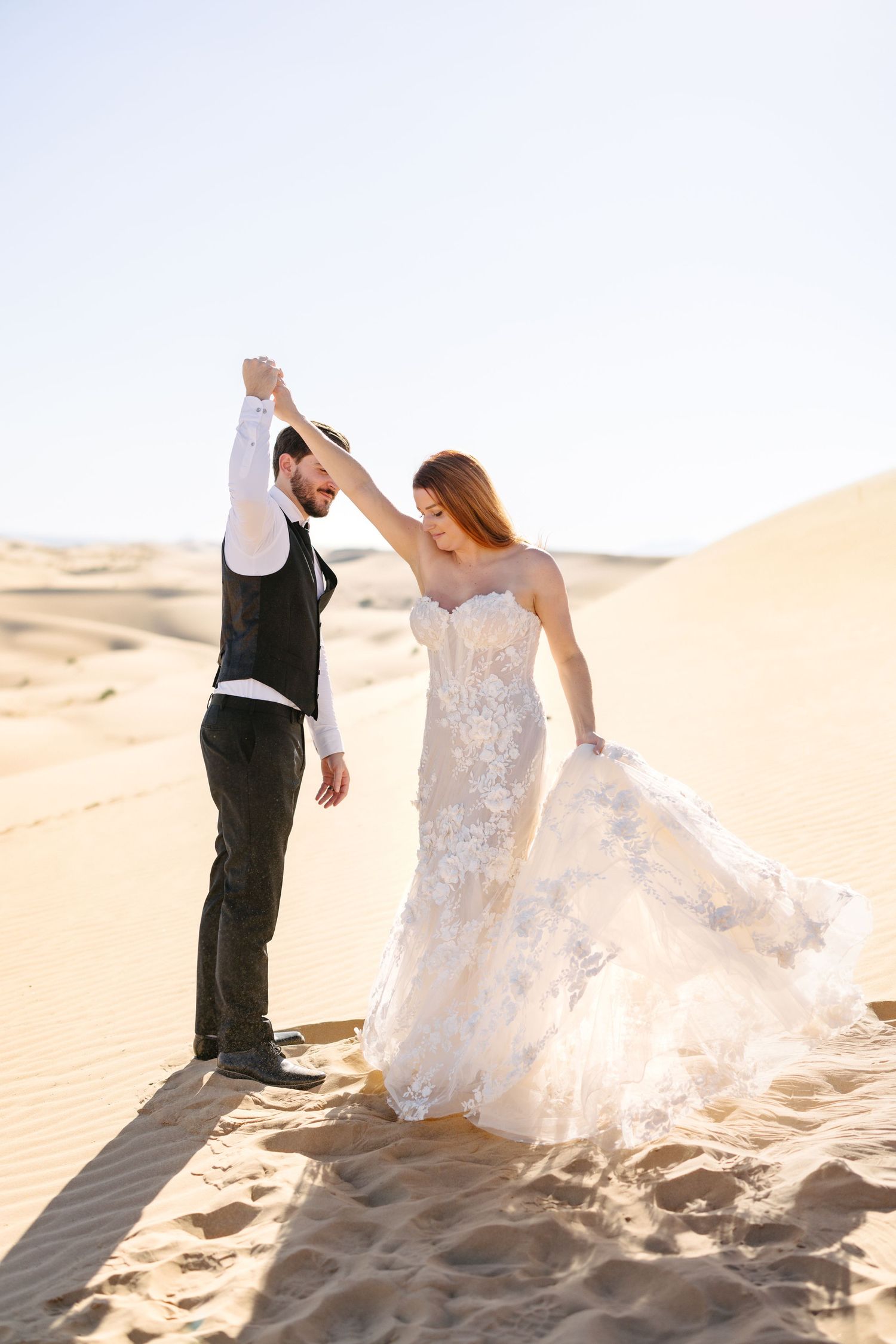 Haylie & Justin's Elopement | Glamis San Dunes, CA - Samantha ...