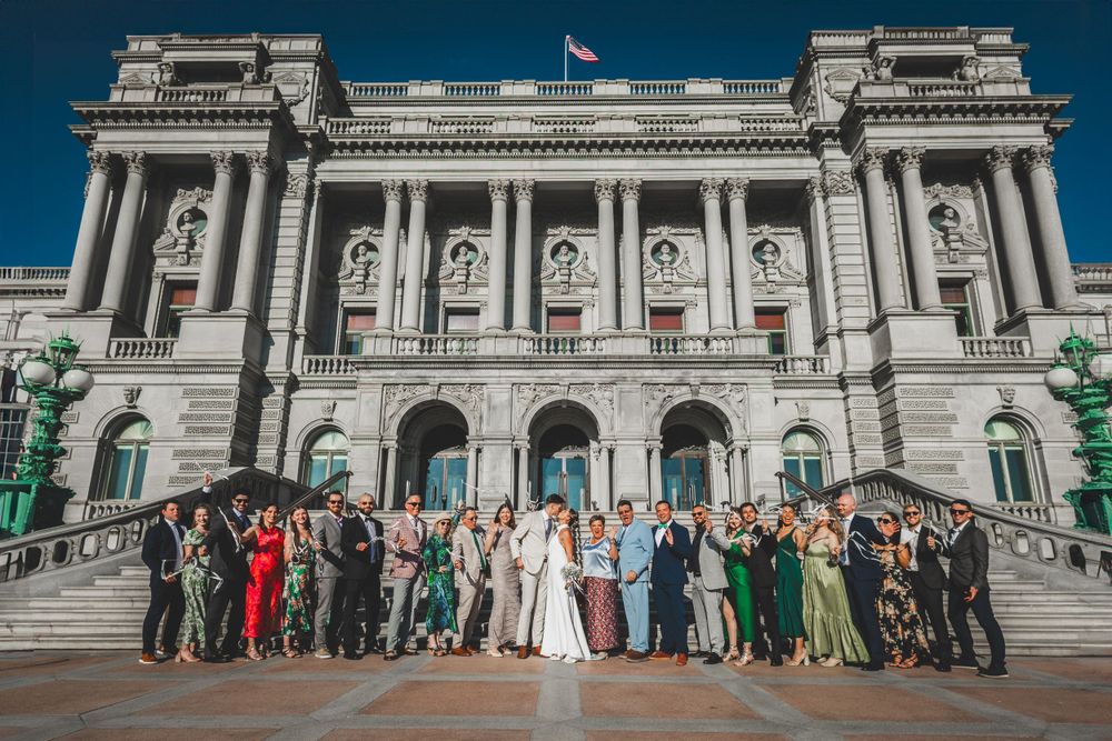 A 1-hour Wedding at The Library of Congress & Capitol Hill