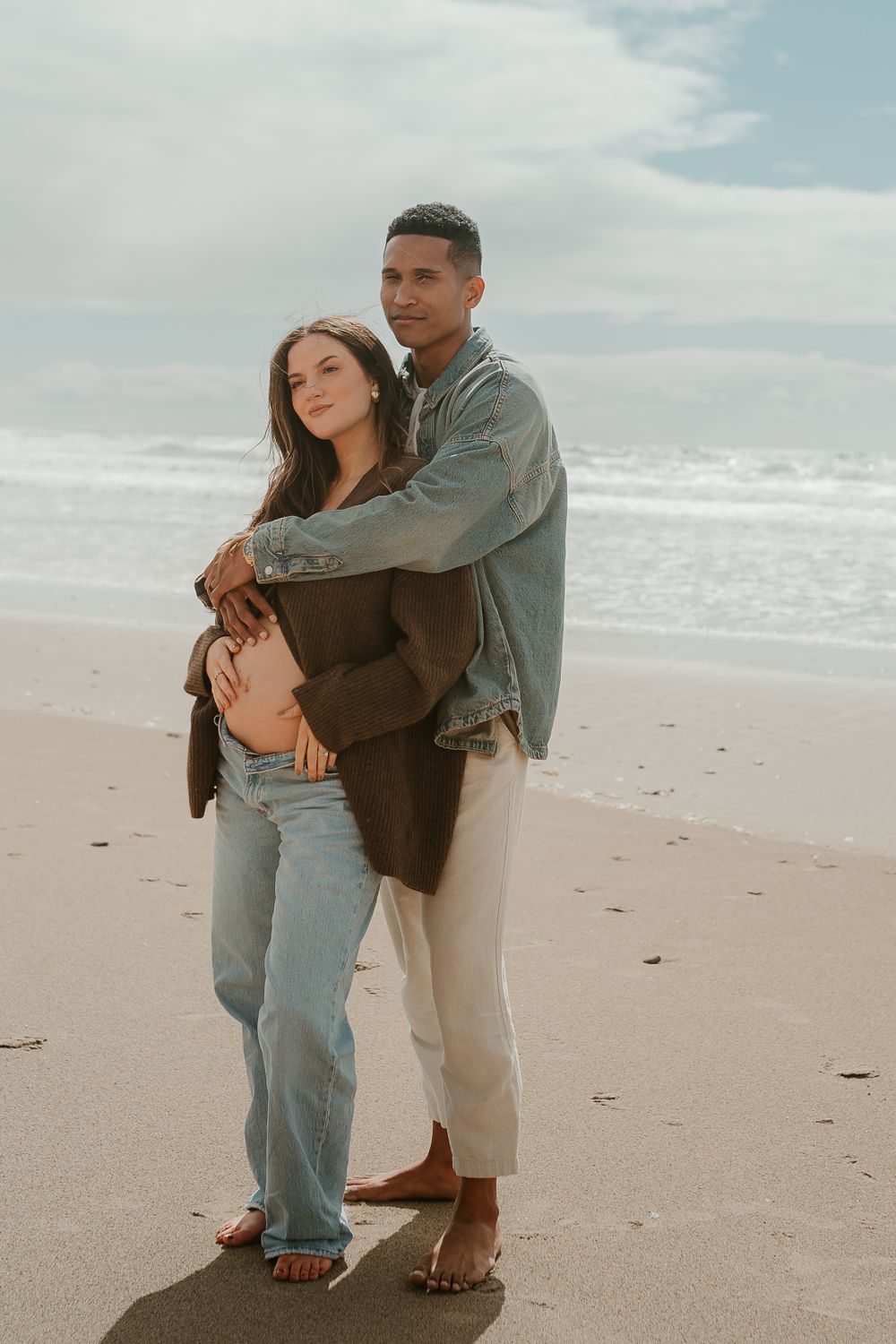 Maternity Photography on the Oregon Coast - Haley - Sky & Kai Photography