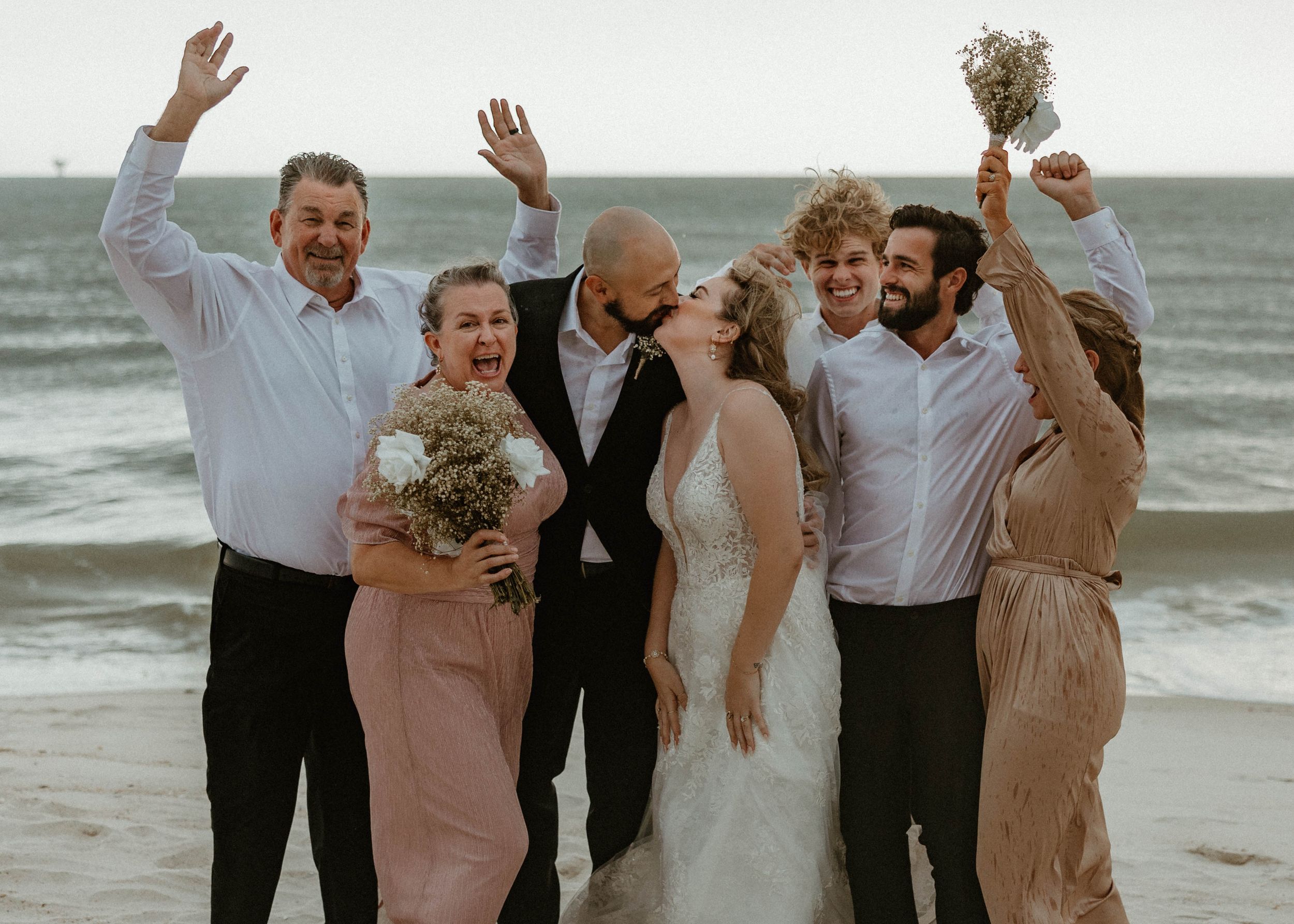 Summer beach wedding in dauphin island, Alabama - Arkansas Wedding ...