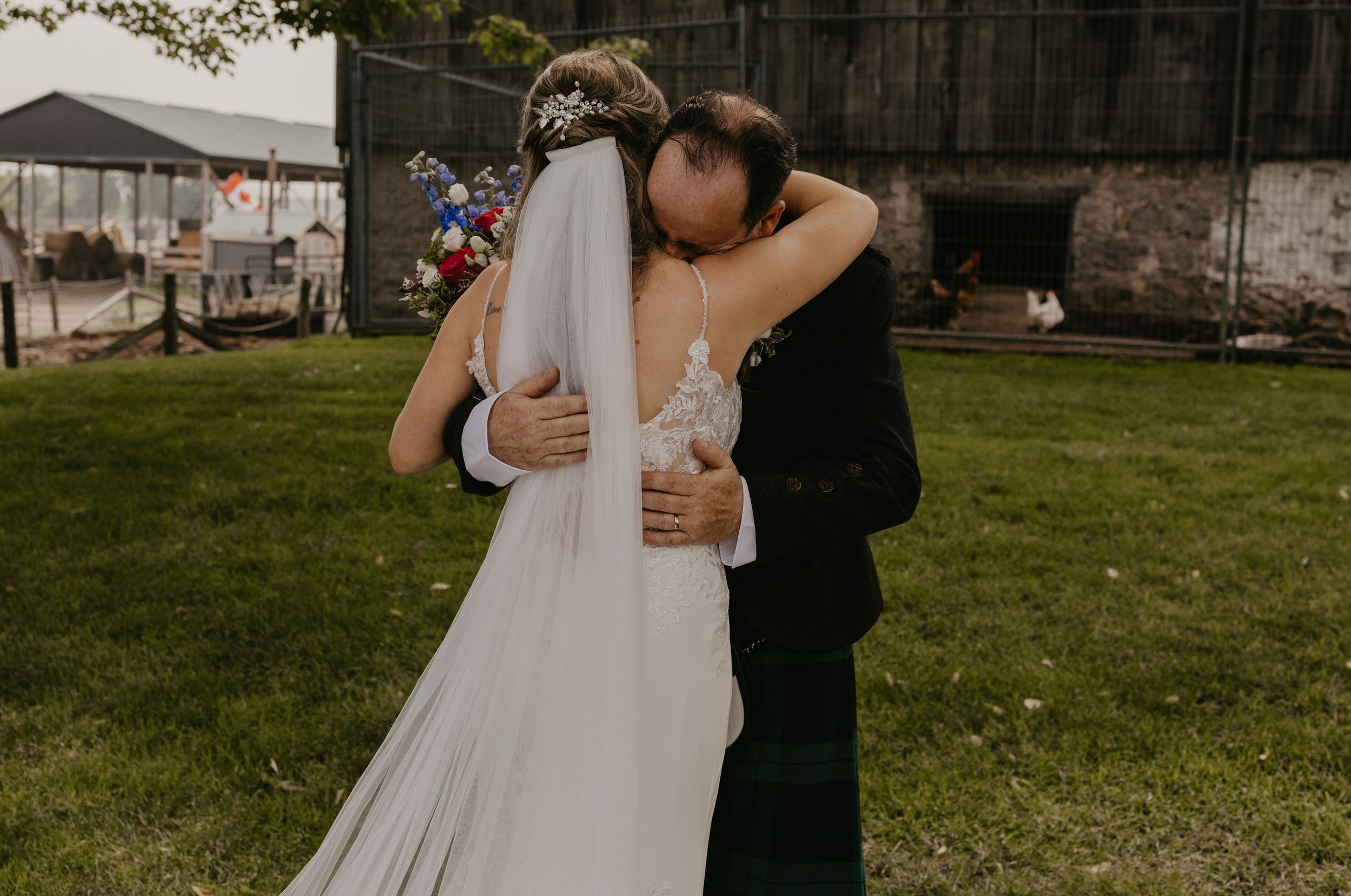 Rustic Romance: Sarahjane and Jay's Heartfelt Farm Wedding in Hamilton ...