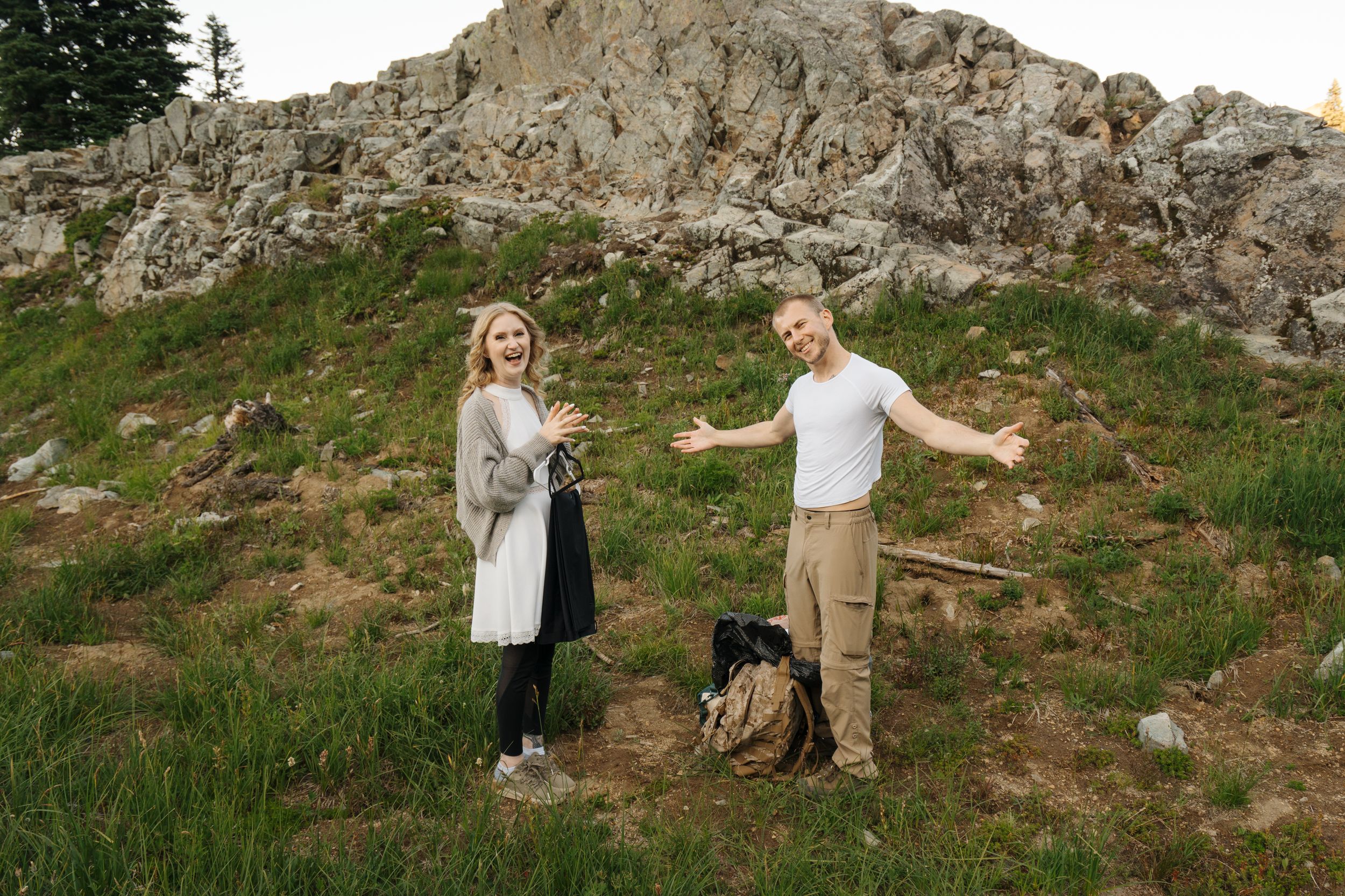A Dreamy Engagement at Mt. Rainier: Sarah & Gage's Adventure on the ...