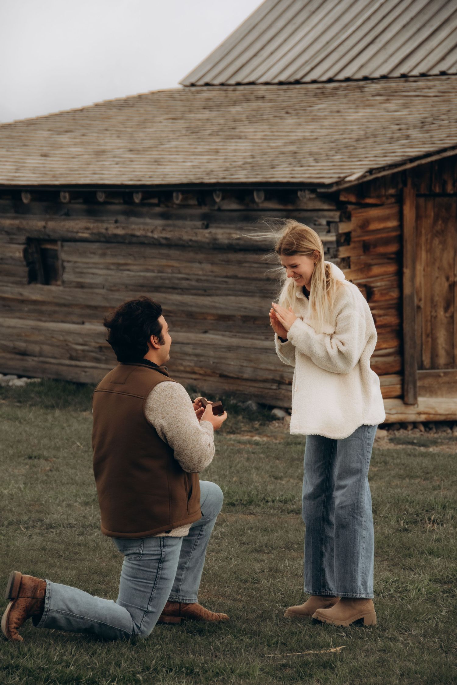 surprise proposal - Love story and family photographer in Jackson hole ...