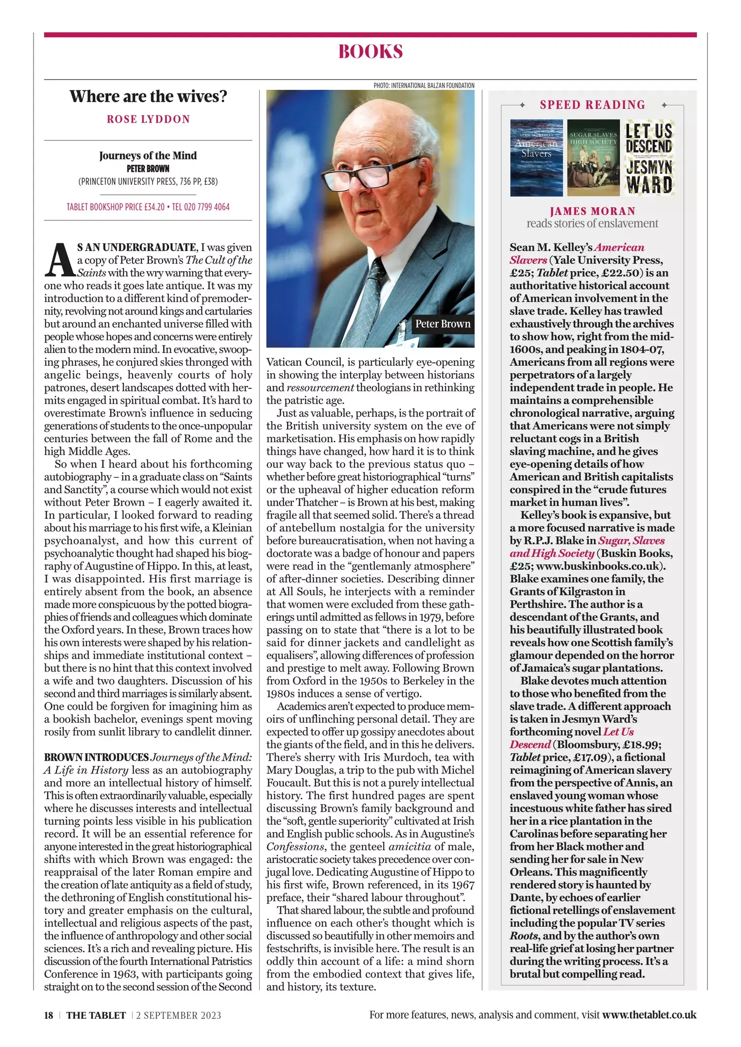 The Tablet - Rose Lyddon, Writer