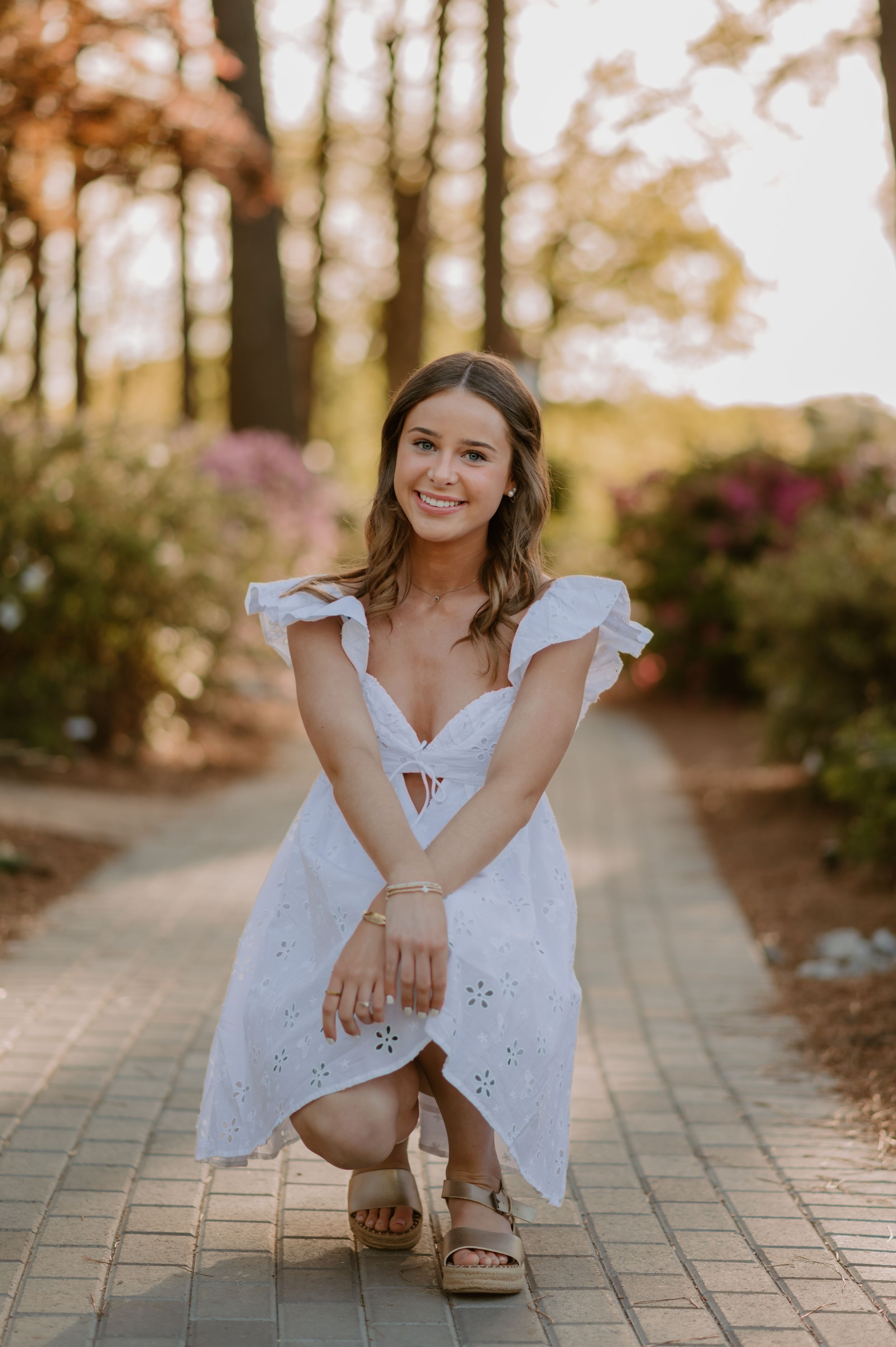 Botanical Gardens Spring Senior Portraits - Blythe Photo - Intimate ...