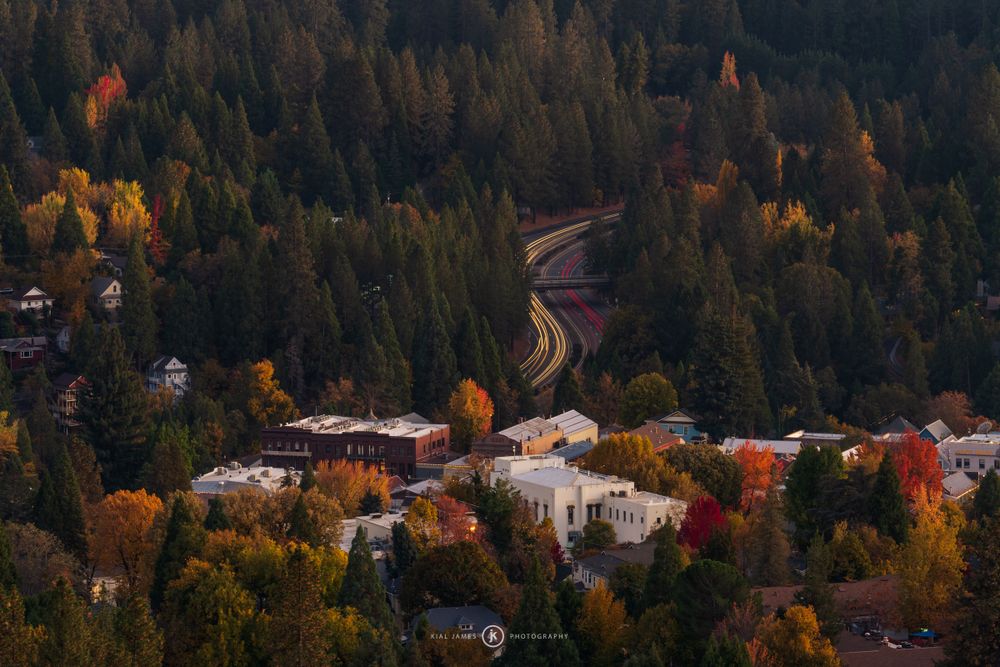 Nevada City Fall Color Map - Kial James Photography | Commercial ...