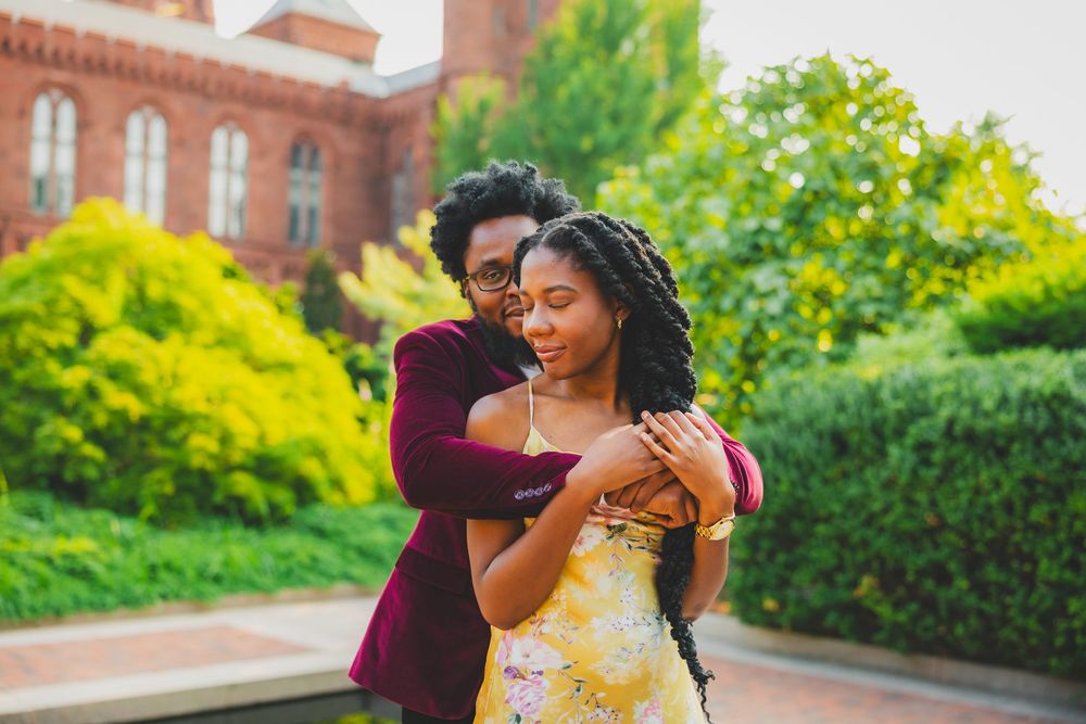 A Surprise Proposal at Enid A. Haupt Garden
