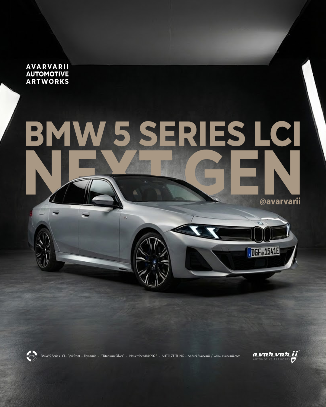 2026 BMW 5 Series LCI - Avarvarii Automotive Artworks