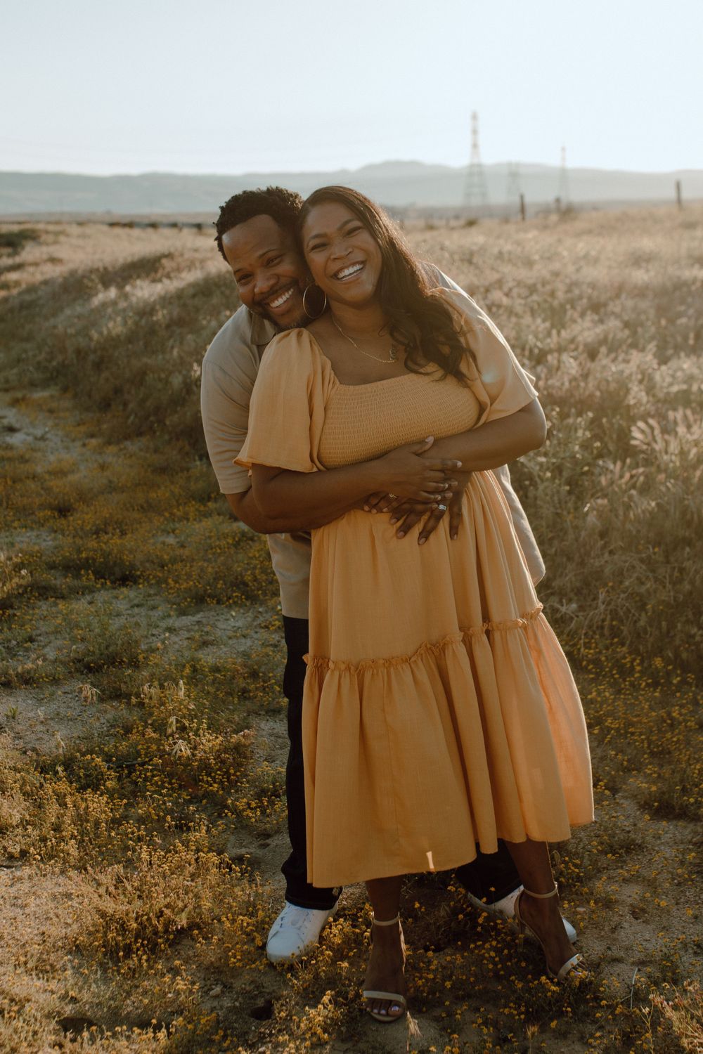 Golden Hour Couples Session At Antelope Valley Poppy Fields - So Fetch ...
