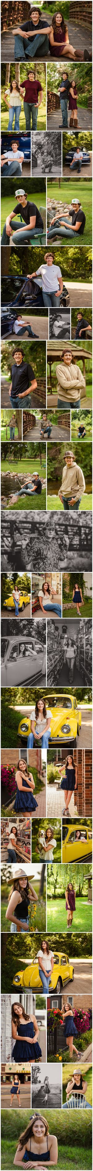Double the Fun: Colton & Ella’s Senior Sessions - Gracie Ann Photography