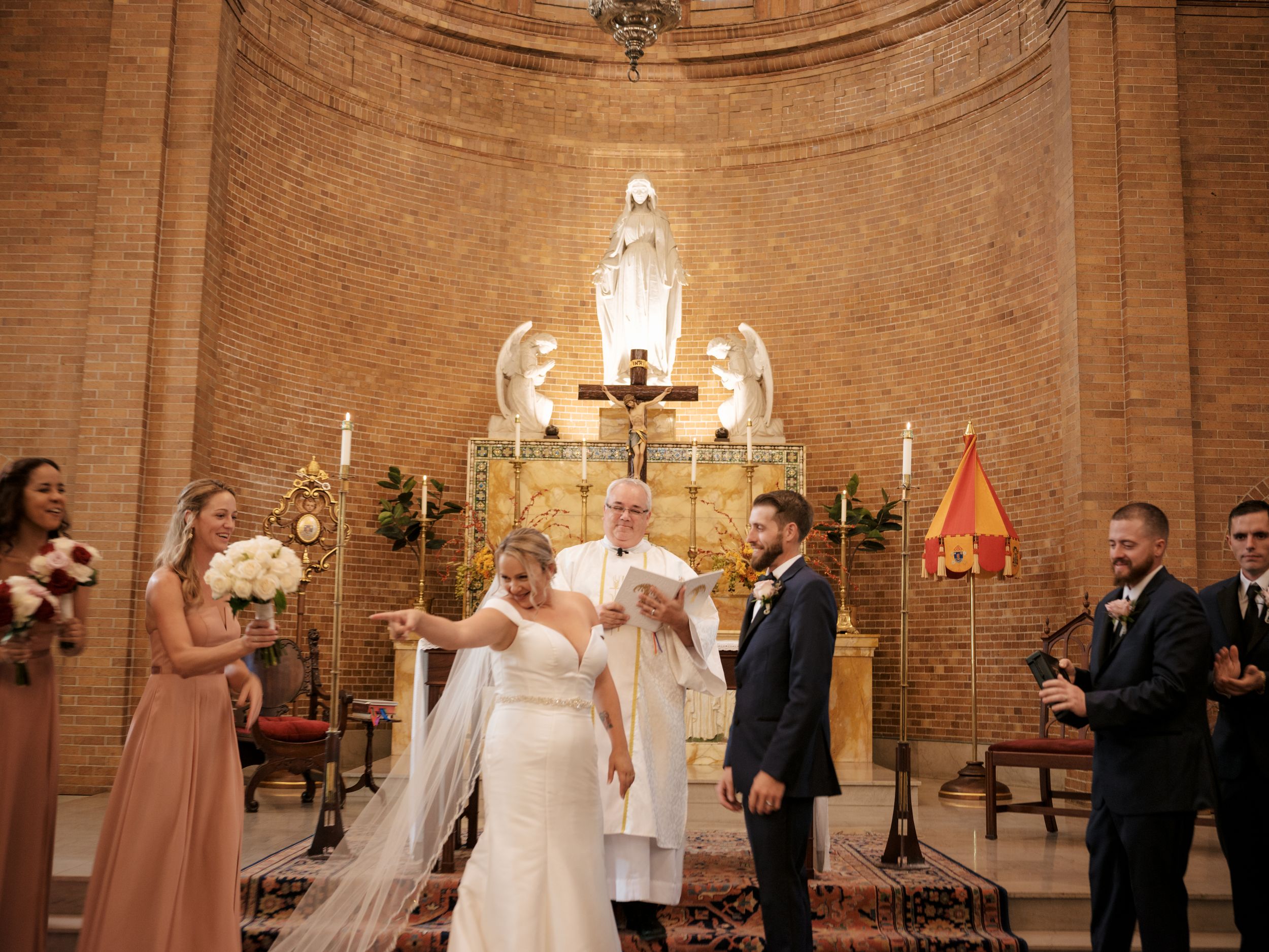 Wedding Photos: St. Mary's Catholic Church | Ashley and Ryan