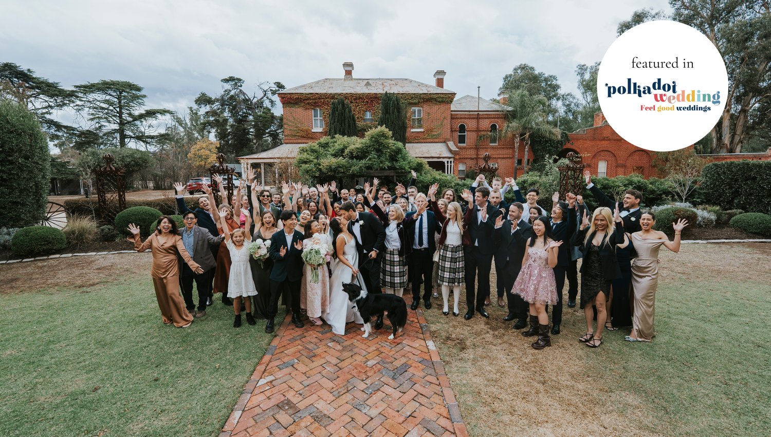 James + Jamie's Wedding at Ravenswood Homestead (featured in Polkadot ...