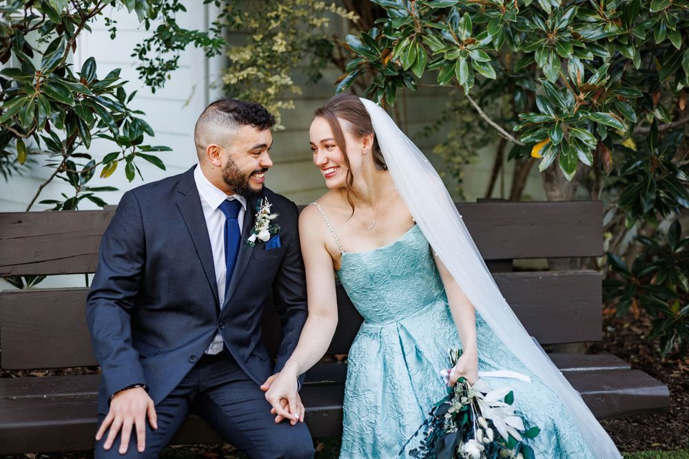 Kristin & Conor’s Intimate Blue & Terracotta Wedding at Magnolia ...