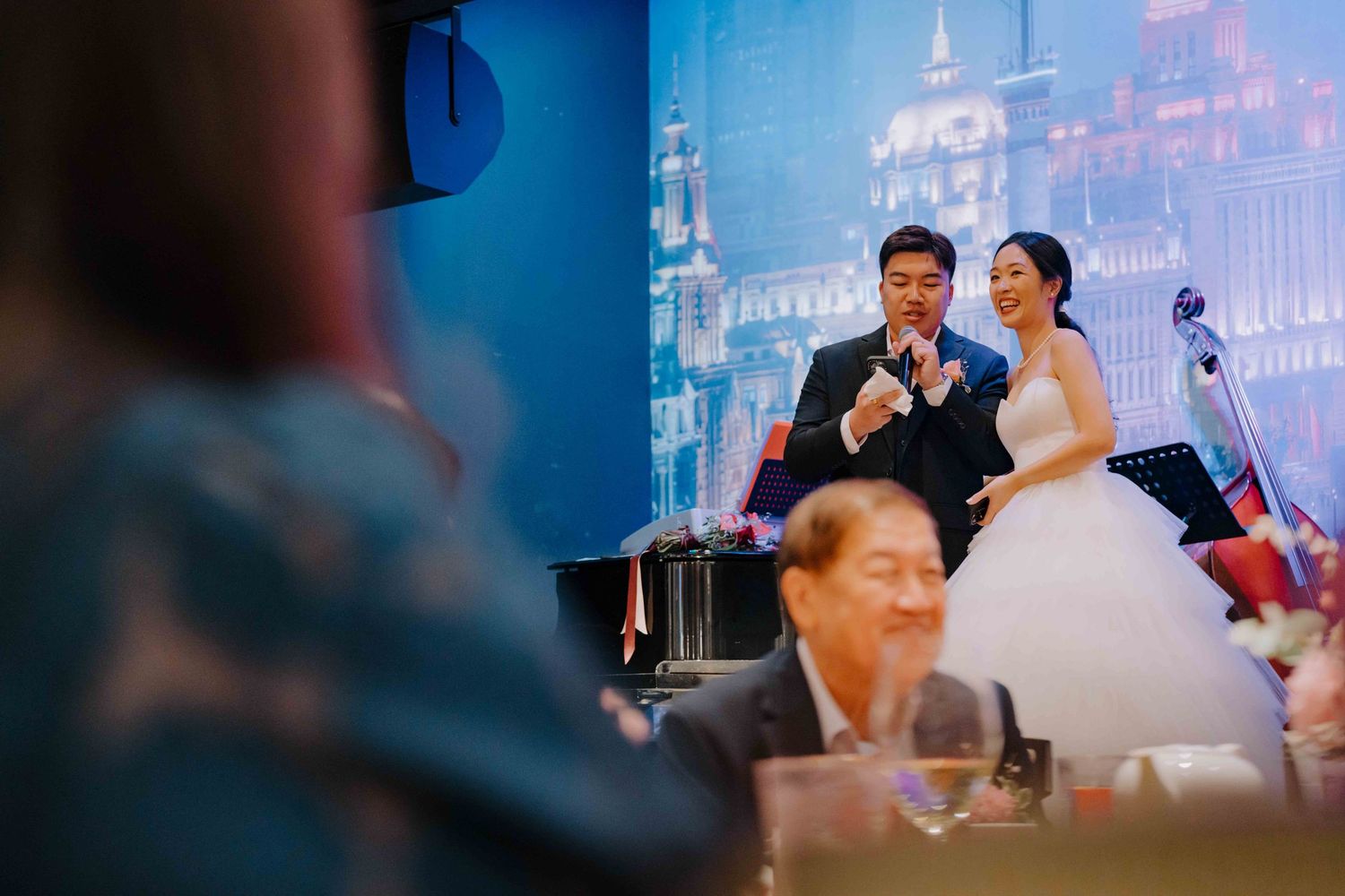 The Day Elaine and Joel Celebrated their Wedding at the Grand Shanghai ...