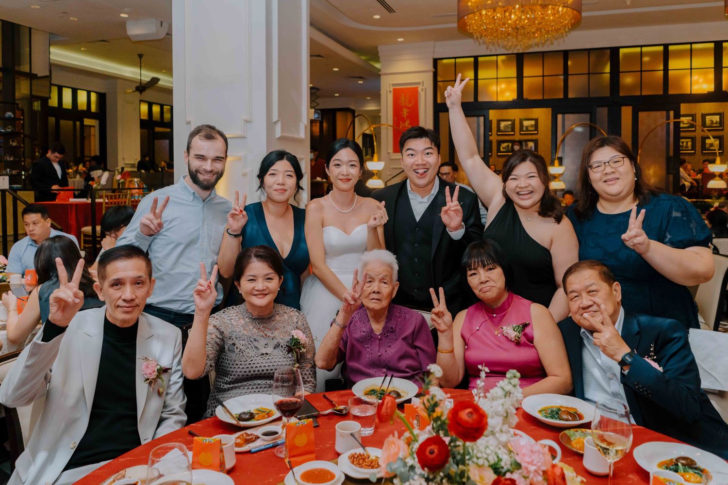 The Day Elaine and Joel Celebrated their Wedding at the Grand Shanghai ...