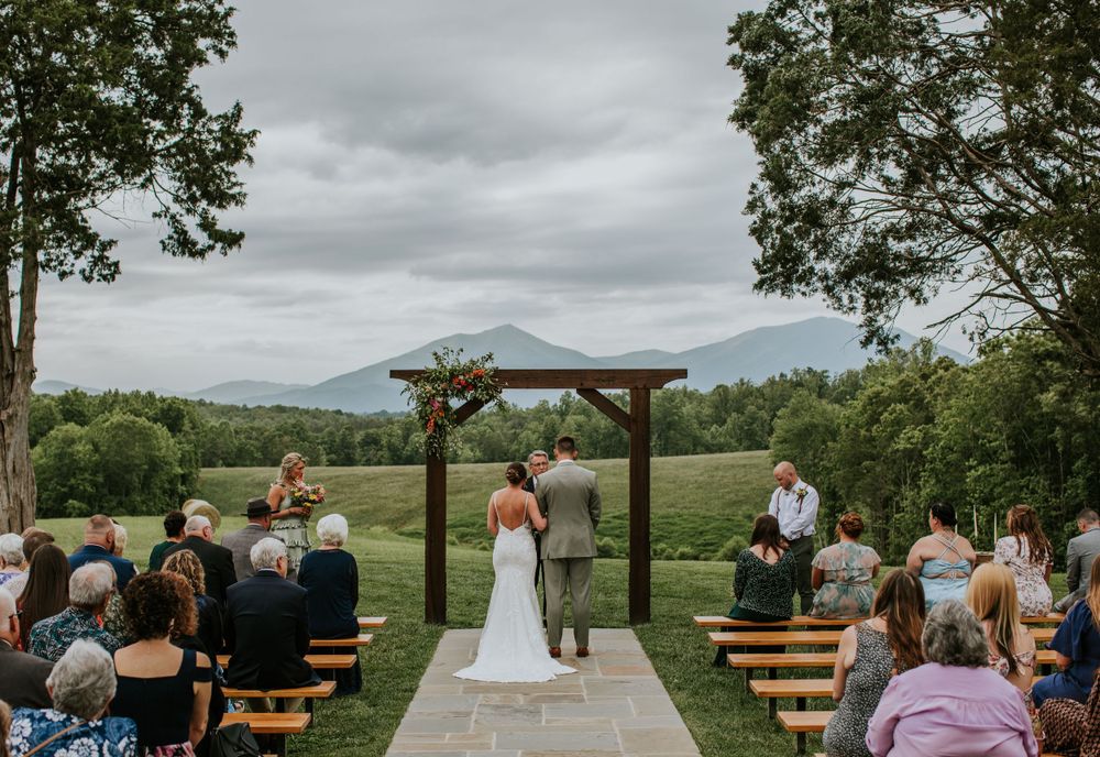 Ashley + Luke's Blue Ridge Wedding - Carly Cotton